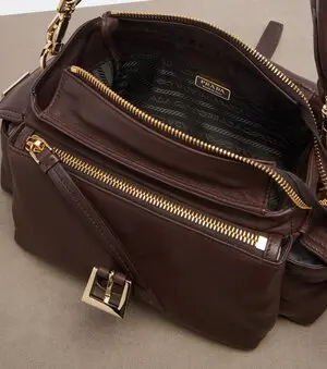 Prada Medium Leather Shoulder Bag