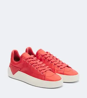 Prada Re-nylon Court Sneakers - Orange