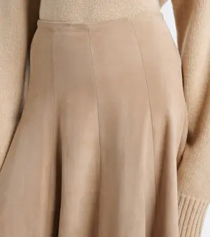 Stouls Sabrina Suede Midi Skirt