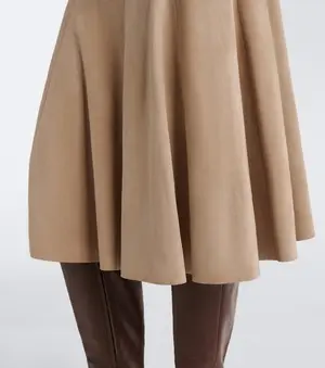 Stouls Sabrina Suede Midi Skirt