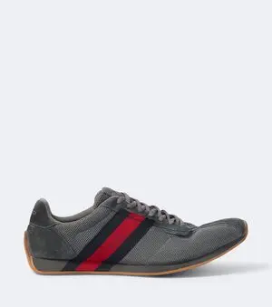 Gucci Tempo Suede-trimmed Sneakers