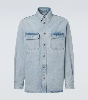 Bottega Veneta Denim Overshirt - Blue