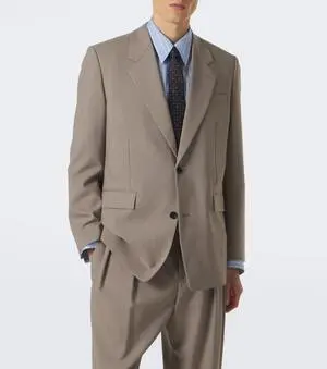 Saint Laurent Wool And Mohair Blazer