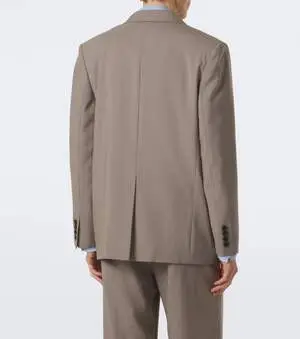 Saint Laurent Wool And Mohair Blazer
