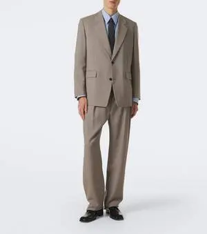 Saint Laurent Wool And Mohair Blazer