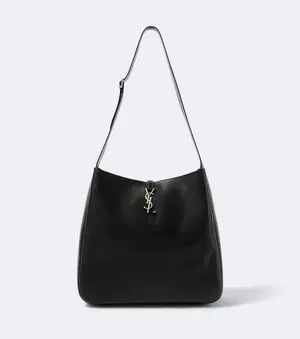 Saint Laurent Le 5 � 7 Maxi Leather Shoulder Bag - Black