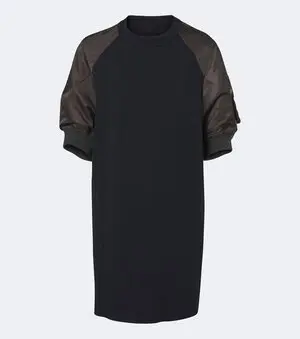 Sacai Cotton Minidress - Blue