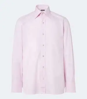 TOM FORD Cotton Poplin Shirt - Pink