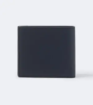 Loewe Flag Leather Bifold Wallet - Blue