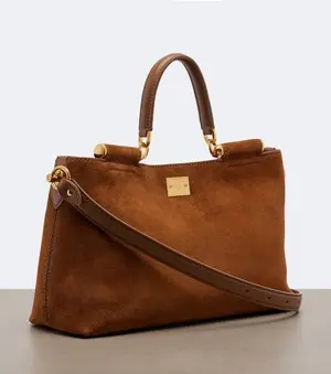 Dolce & Gabbana Vittoria Suede Tote Bag