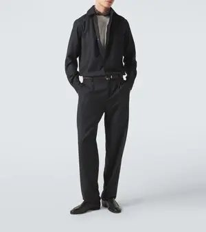 Agnona Wool Wide-leg Pants