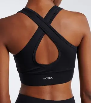 NORBA Racerback Sports Bra - Black
