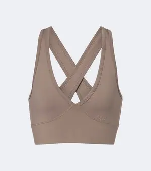 NORBA Racerback Sports Bra - Brown