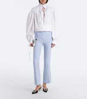 Safiyaa Mari Cr�pe Flared Pants