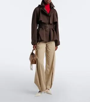 Loewe Cotton And Silk Gabardine Jacket