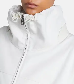 Loewe Cotton And Silk Gabardine Jacket - White