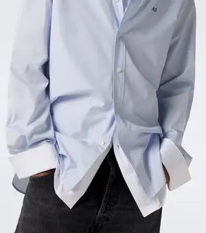 Acne Studios Layered Cotton Poplin Shirt