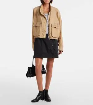 Prada Leather Ankle Boots With Zip Closure