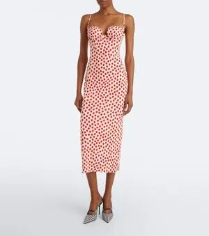 Alaïa Gingham Slingback Pumps