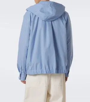 Sacai Striped Cotton-blend Jacket