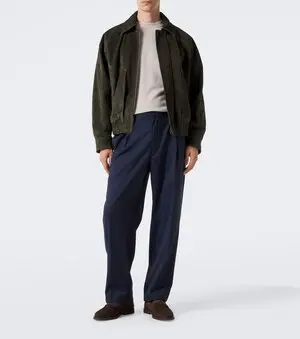 Brioni Bellagio Wool Straight Pants
