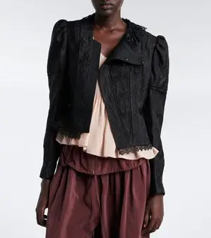 Chloé Lace And Jacquard Jacket