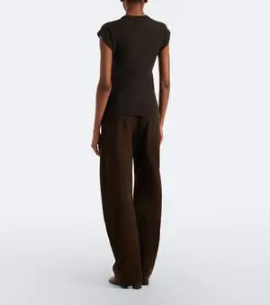 LEMAIRE Twisted Belted Barrel-leg Jeans
