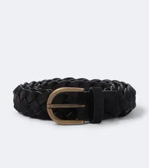 Rubinacci Braided Leather Belt