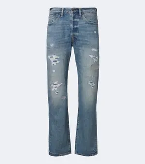 Ralph Lauren Distressed Straight Jeans