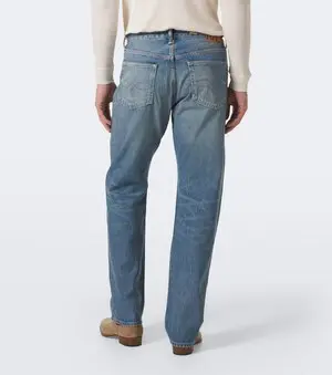 Ralph Lauren Distressed Straight Leg Jeans