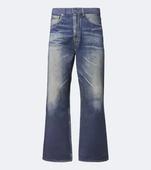 Our Legacy Third Cut Wide-leg Jeans - Blue