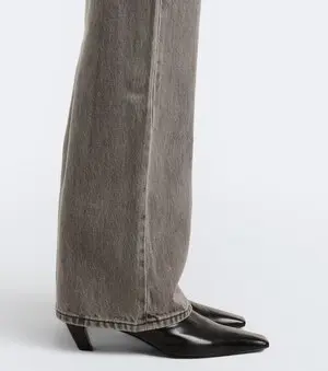 NILI LOTAN Joan Straight Jeans In Ash Wash