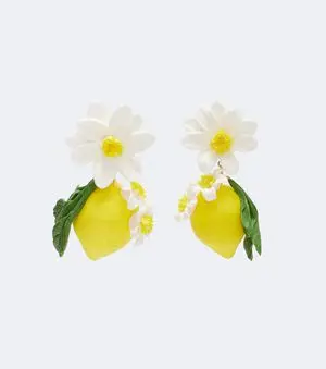 JENNIFER BEHR Limoncello Drop Earrings - Yellow