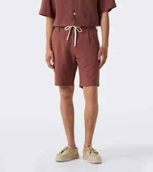 Eleventy Bermuda Shorts - Red