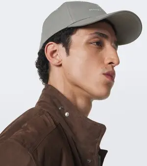 Brunello Cucinelli Logo Baseball Cap In Cotton - Green