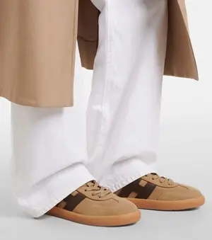 Hogan H647 Nubuck Leather Sneakers