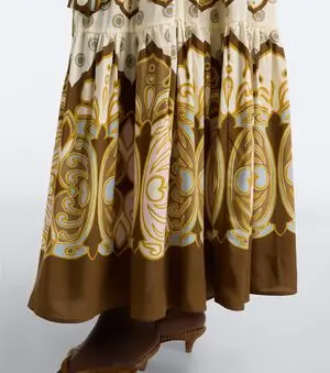 La DoubleJ Bellini Printed Voile Shirt Dress
