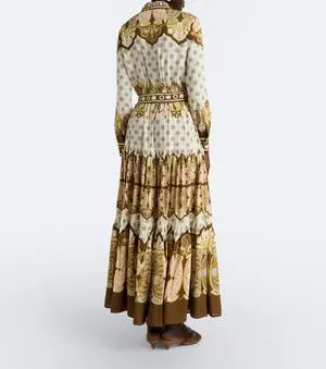La DoubleJ Bellini Printed Voile Shirt Dress
