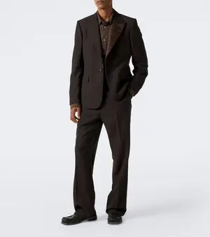 WALES BONNER Virgin Wool Trousers