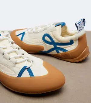 Loewe Grip Anagram Sneakers - White