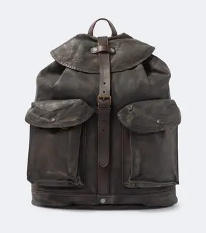 Ralph Lauren Leather Backpack - Brown