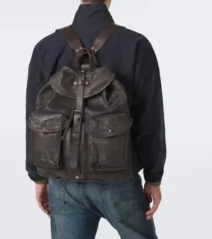 Ralph Lauren Leather Backpack