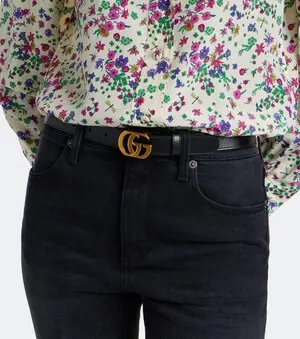 Gucci Gg Marmont Leather Belt
