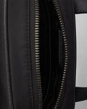 Prada Re-nylon And Saffiano Leather Shoulder Bag