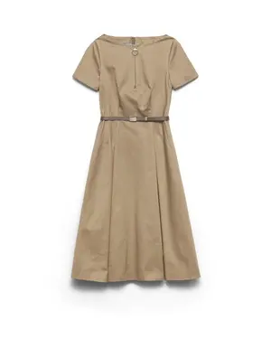 Prada Chino Zipper Dress - Grey