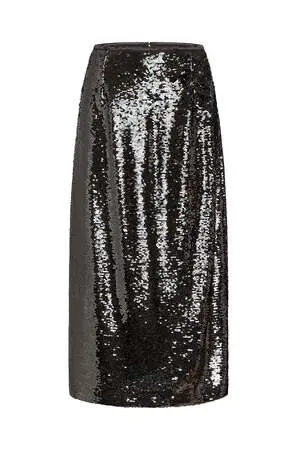 MARIE OLIVER Wray Sequined Pencil Skirt