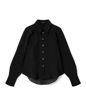 ALLSAINTS Cory Relaxed Fit Printed Shirt - Black