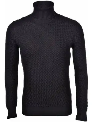 GRAN SASSO Ribbed Turtleneck Sweater