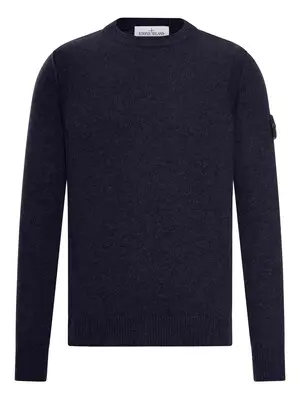 Stone Island Lambwool Sweater - Blue