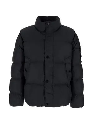 Stone Island Down Jacket - Black